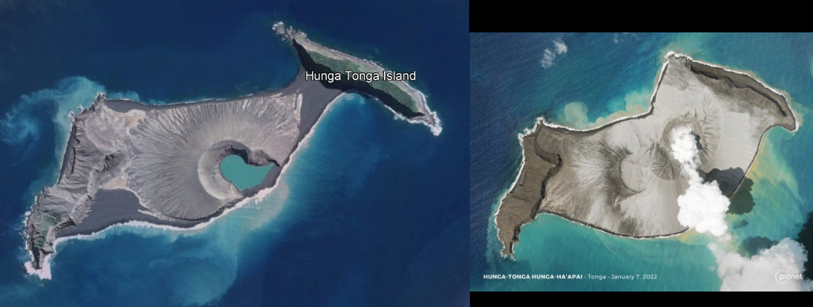 Hunga Tonga-Hunga Ha’Apai, Major Eruption and Tsunami, 15th January ...