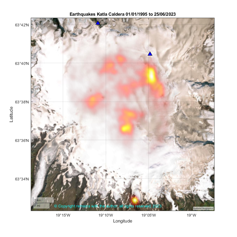 Katla – Further Unrest; an examination of seismicity from 1st January ...